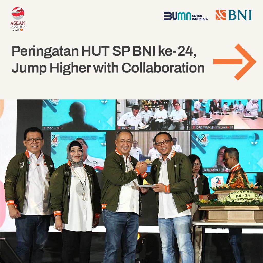 Peringatan HUT SP BNI ke-24, Jump Higher with Collaboration - Sinergi46