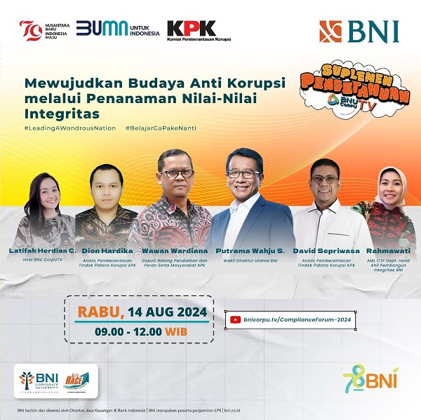 Mewujudkan Budaya Anti Korupsi melalui Penanaman Nilai-Nilai Integritas - Sinergi46