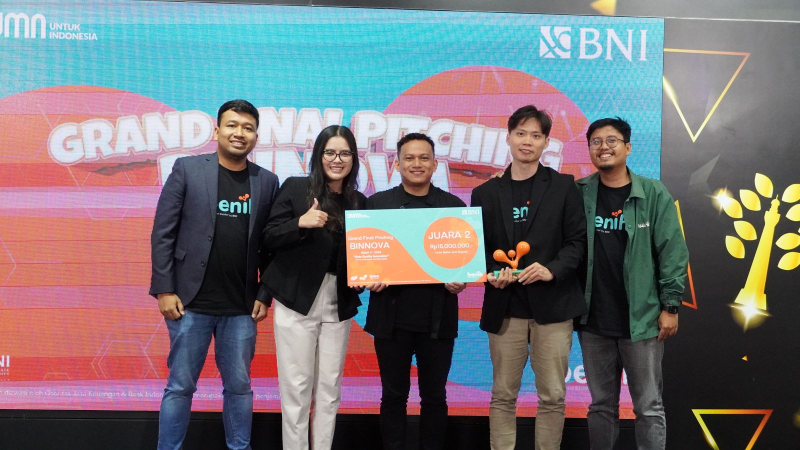 Grand Final Pitching BINNOVA Batch 4 - 2024 : Data Quality Innovation ...