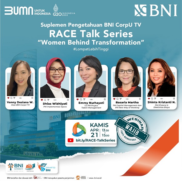 RACE Talk Series "Women Behind Transformation" - Sinergi46